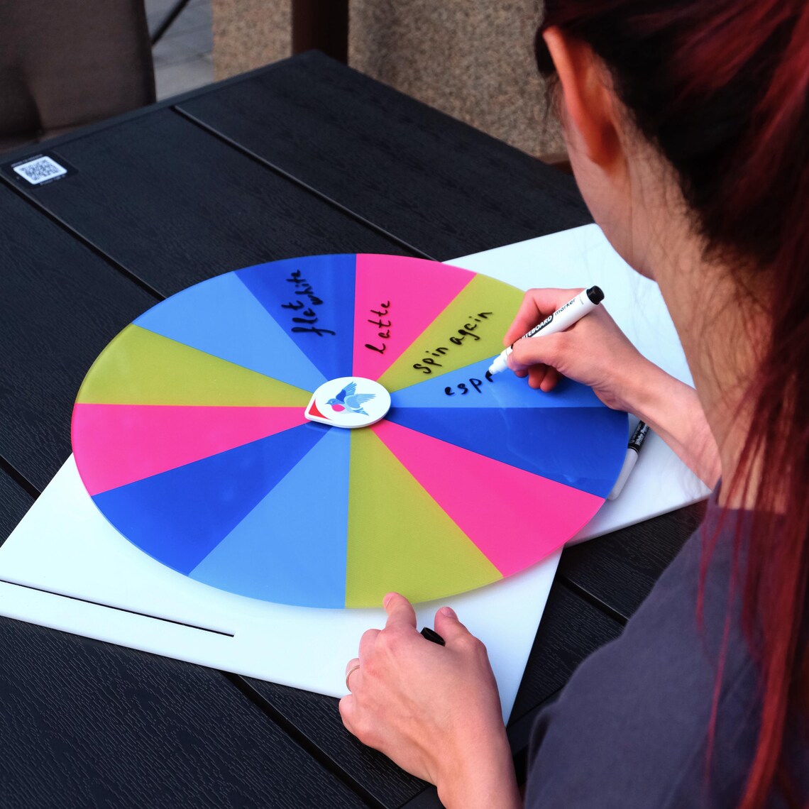 Custom Spin Wheel Game, Business Prize Game Wheel for Guests Customers ...