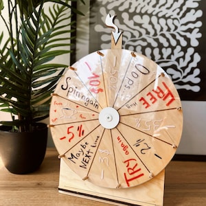Games for Couples, Wooden Prize Wheel, Wedding Table Games, Games for ...