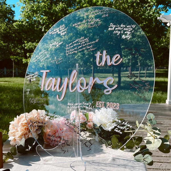 Acrylic Guest Book - Etsy