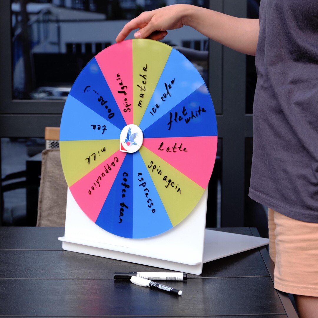 Fortune Acrylic Wheel, Prize Activity for Guests, Custom Business Spin ...