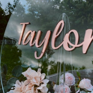 Wedding Acrylic Sign Silver Welcome Sign Minimalist White - Etsy