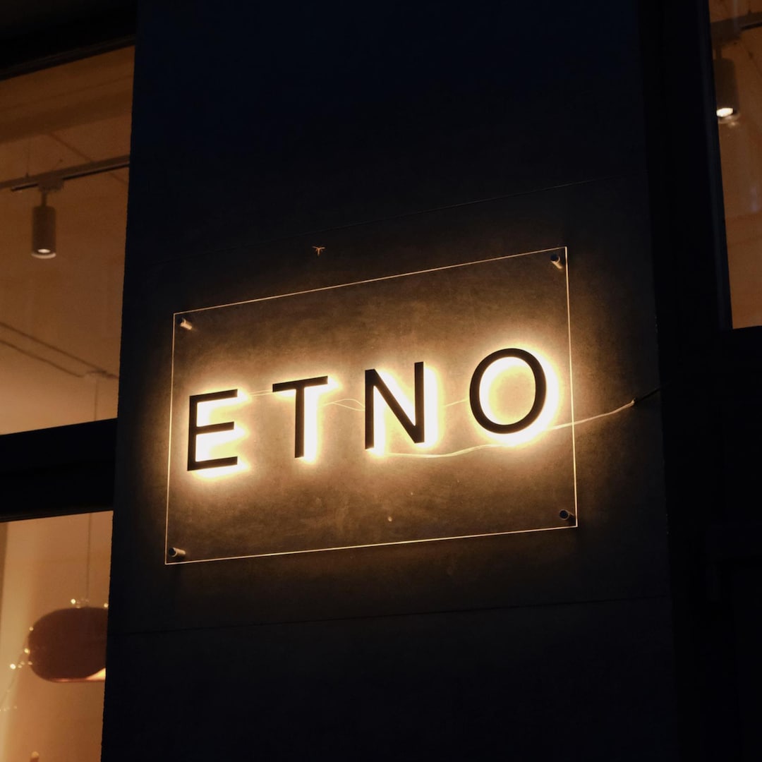 Custom Backlit Logo Sign: Illuminated LED Neon Acrylic, Reception Decor ...