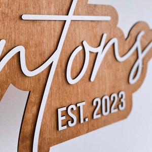 Last Name Wedding Sign, Custom Wedding Decor, Personalized Couple Name ...