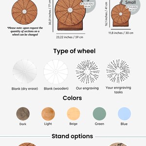 Custom Family Wheel Game, Christmas Dry Erase Spin the Wheel Game ...