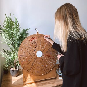 Personalized Spinning Wheel Game, Wedding Table Game, Fun Party ...