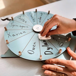 Custom Wheel Game, Couples Fun Games, Housewarming Gift for Family ...