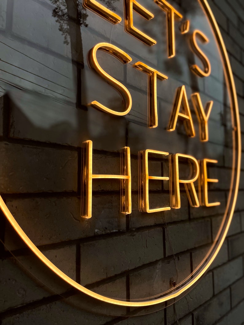 Custom Backlit Sign, Led Neon Sign for Business, Modern Logo Sign, Neon ...