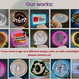 Backlit Custom Logo, 3D LED Logo Sign, Acrylic Custom Shop Signage ...