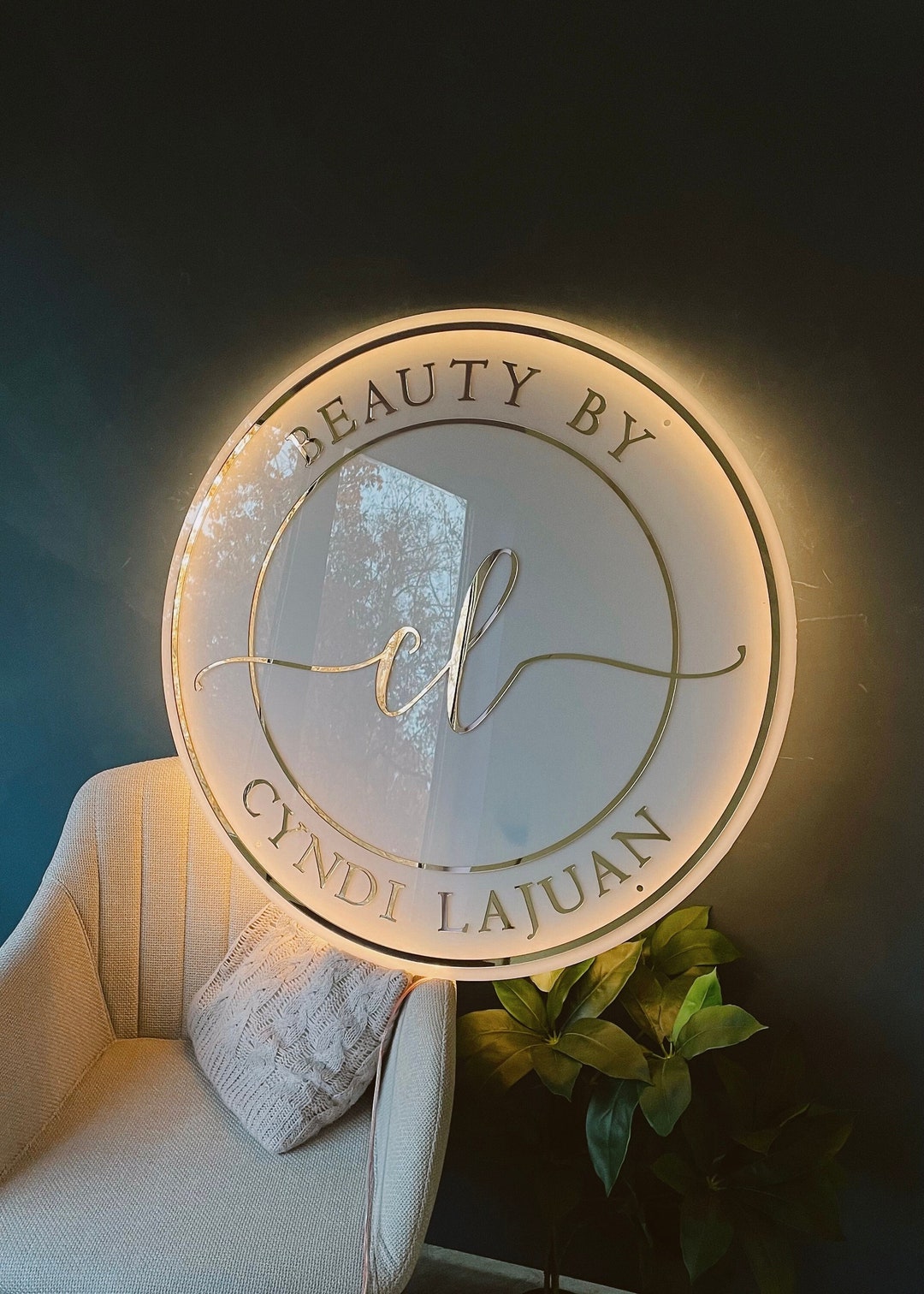 Backlit Custom Logo, 3D LED Logo Sign, Acrylic Custom Shop Signage ...