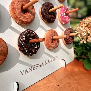 Personalized Donut Wall Wedding, Birthday Donut Party, Wedding Candy ...
