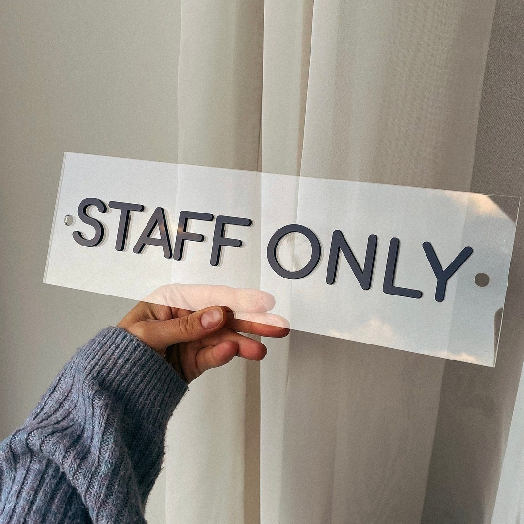 Custom Quote Door Sign for Business Modern Office Signage Custom Text ...