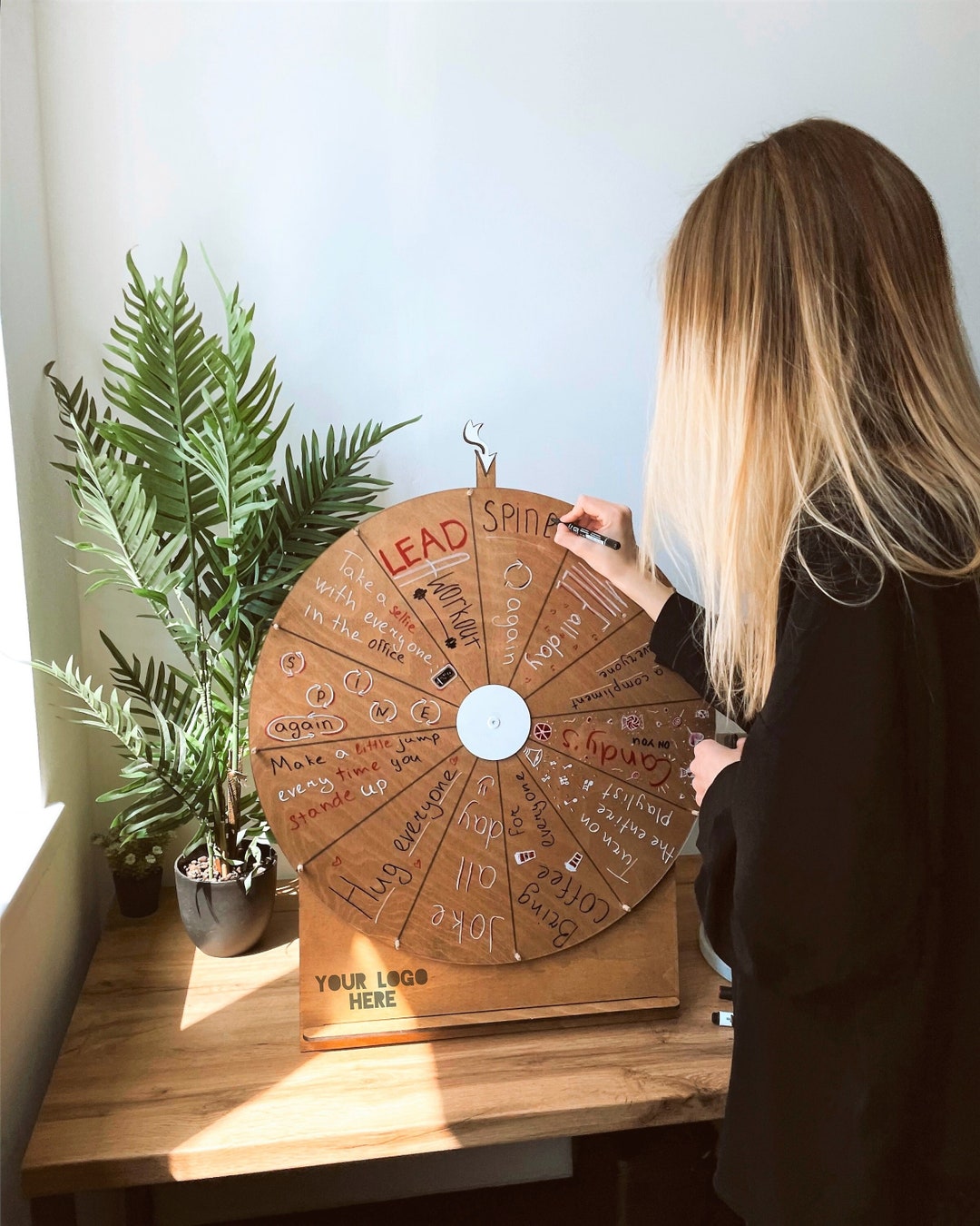 Custom Wheel Game, Couples Fun Games, Housewarming Gift for Family ...