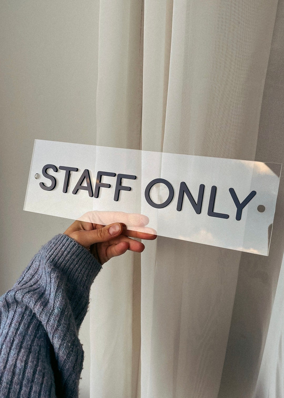 Custom Door Name Plate | Business Sign Name Plate | Acrylic Executive ...