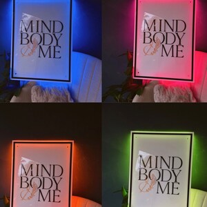 Custom Business Sign, Led Salon Logo Sign, Neon Business Logo ...