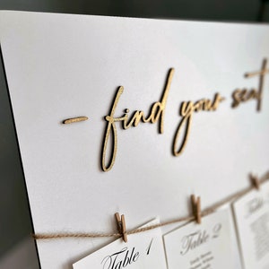 Custom Seating Chart Wedding, Personalized Seating Table Sign, Wooden ...