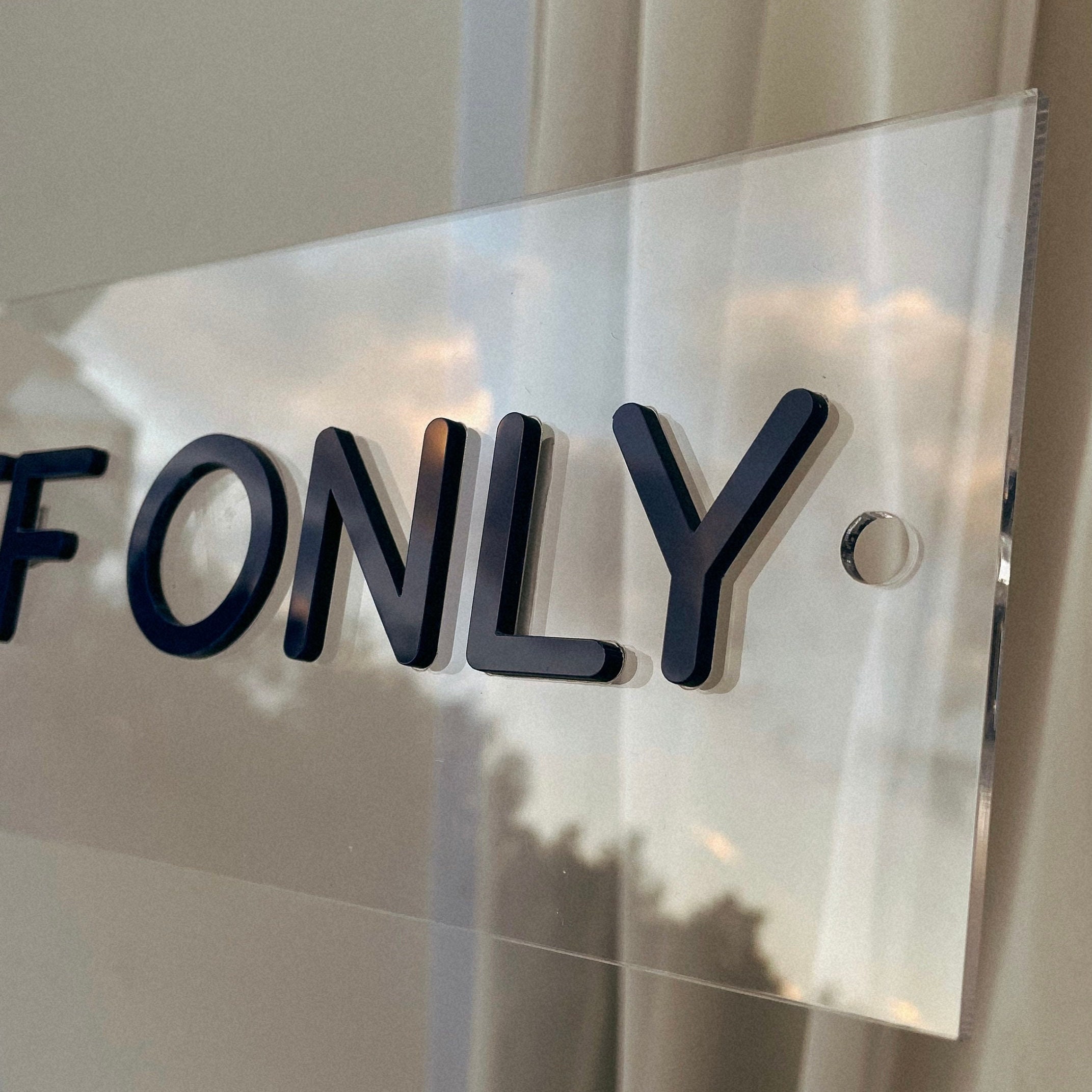 Personalized Door Sign With Your Own Text | Door Sign for You Office ...