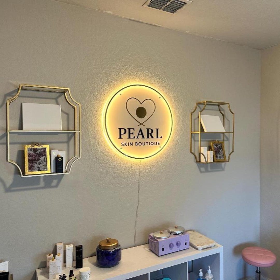 Custom Illuminated Logo Sign: LED Neon Business Sign - Etsy