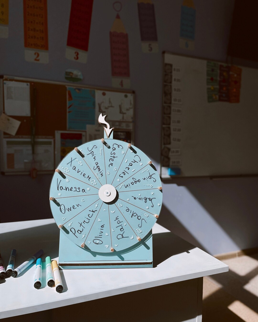 Personalized Spinning Wheel Game, Wedding Table Game, Family Fun ...