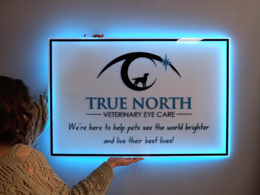 Reception Vet Clinic Sign, Custom Sign for Business, Neon Logo Sign ...