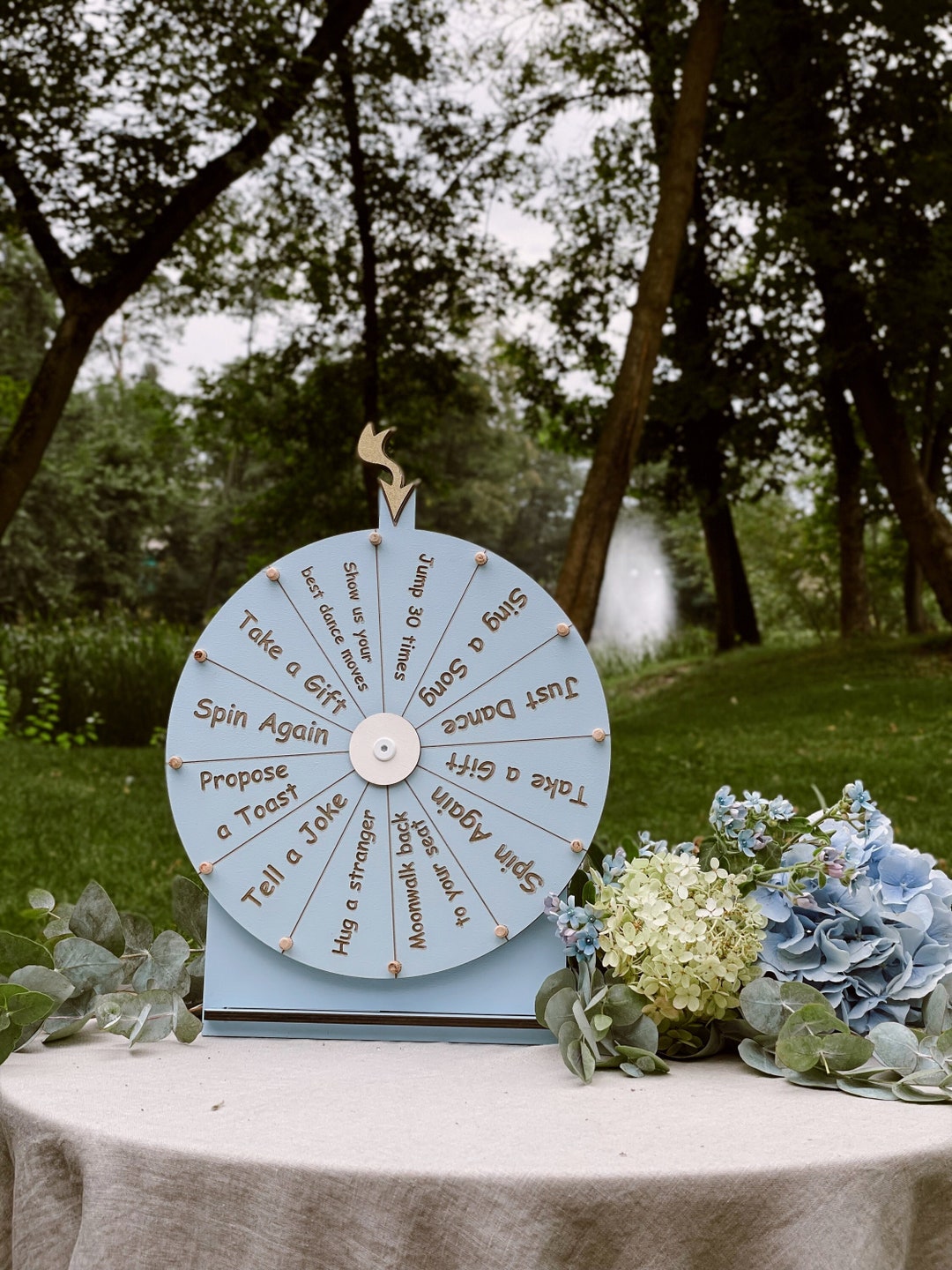 Custom Family Easter Game, Dry Erase Spin the Wheel Game, Wedding Game ...