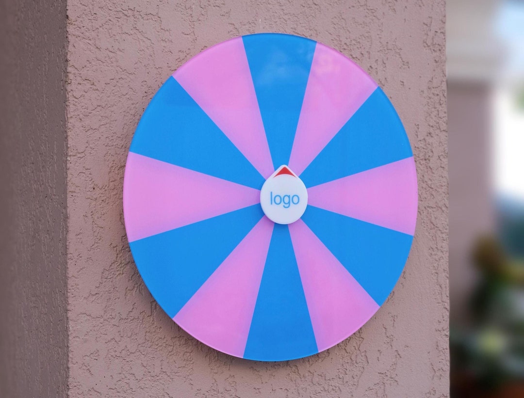 Acrylic Wheel of Fortune, Wall Mounted Spinning Wheel Game, Christmas ...