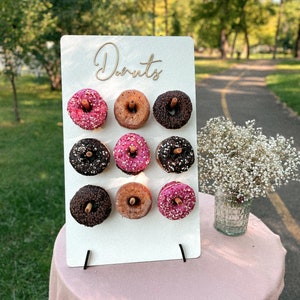 Personalized Donut Wall Wedding, Birthday Donut Party, Wedding Candy ...