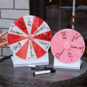 Wheel of Fortune Acrylic, Prize Wheel for Guests, Custom Business Spin ...