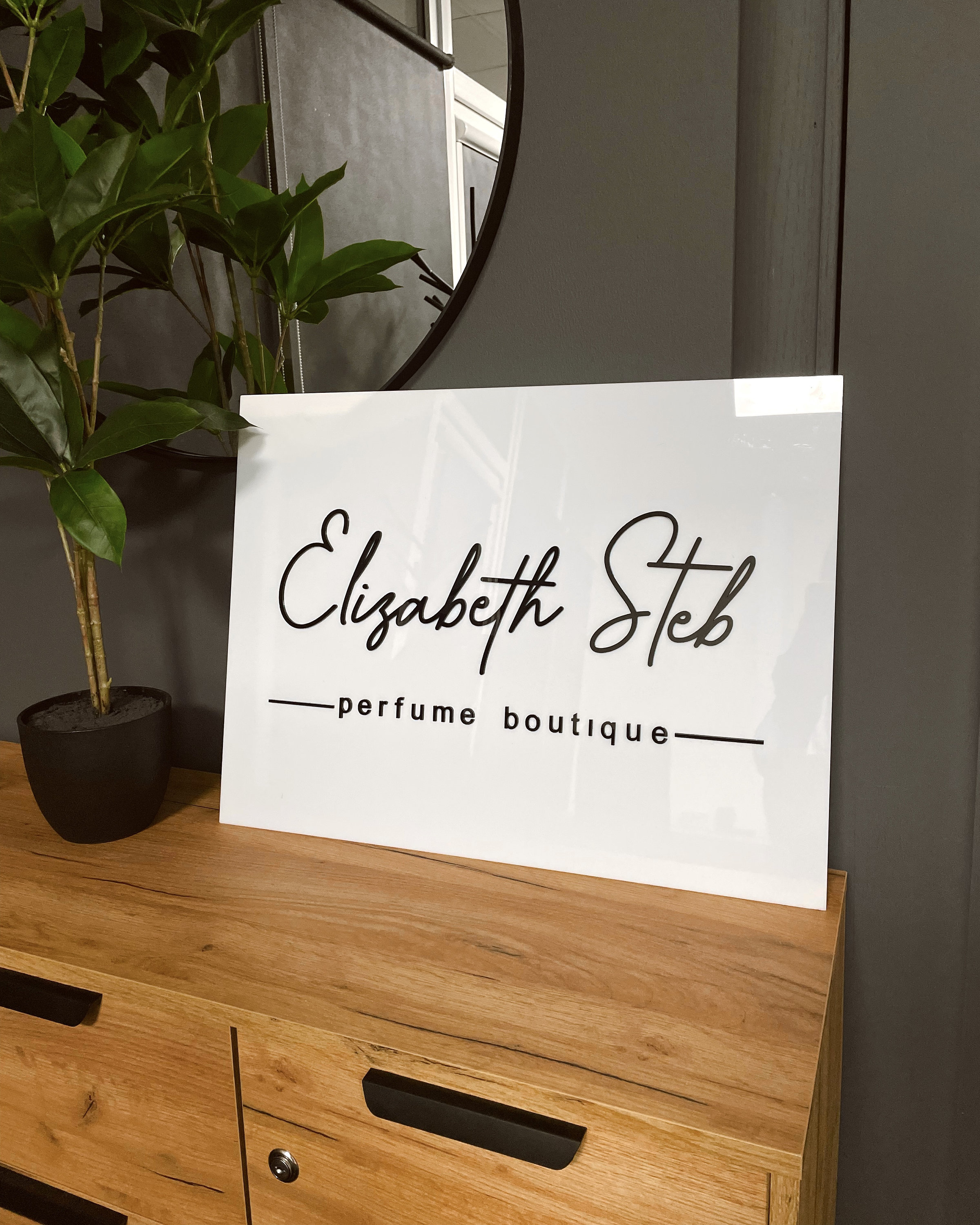 Acrylic Business Sign, Company Name Signage, Wall Logo Sign for Office ...