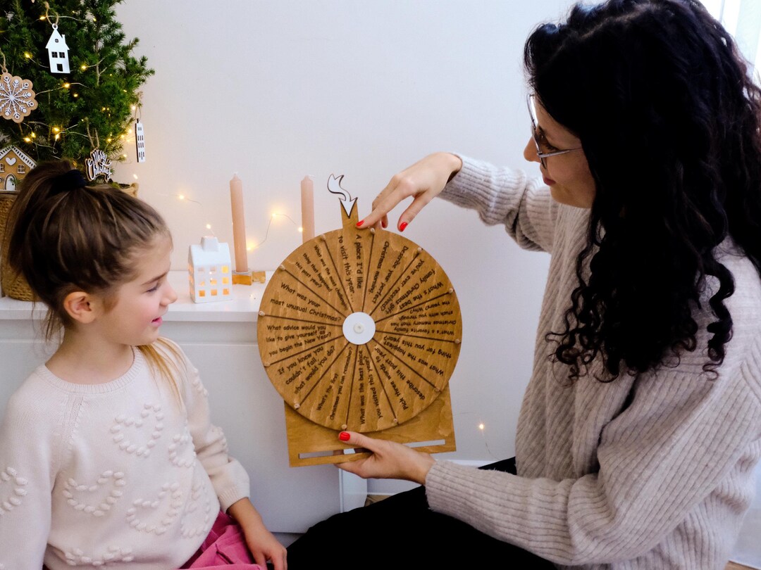 Family Spinning Wheel Game, Easter Party Game, Wedding Games for Guests ...