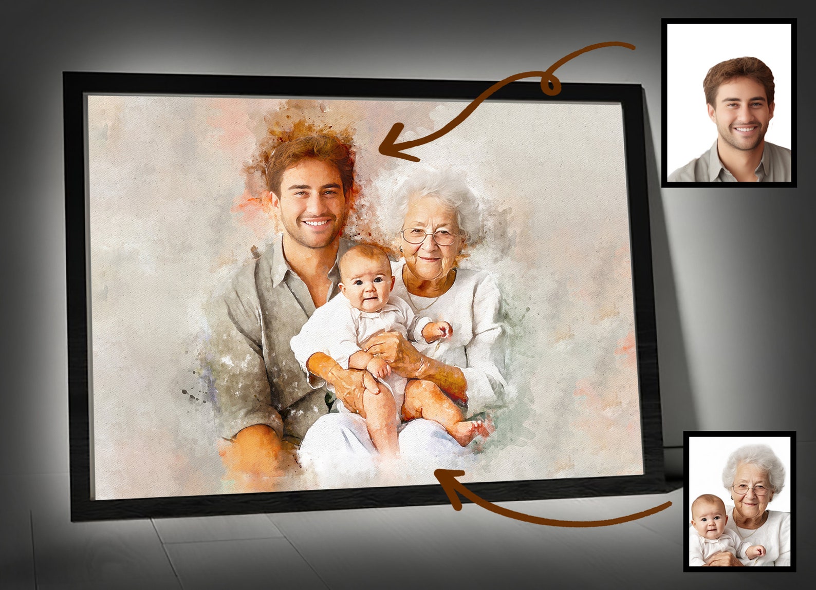 Realistic Photos Merge, Add People to Photos, Add Deceased Loved One to ...