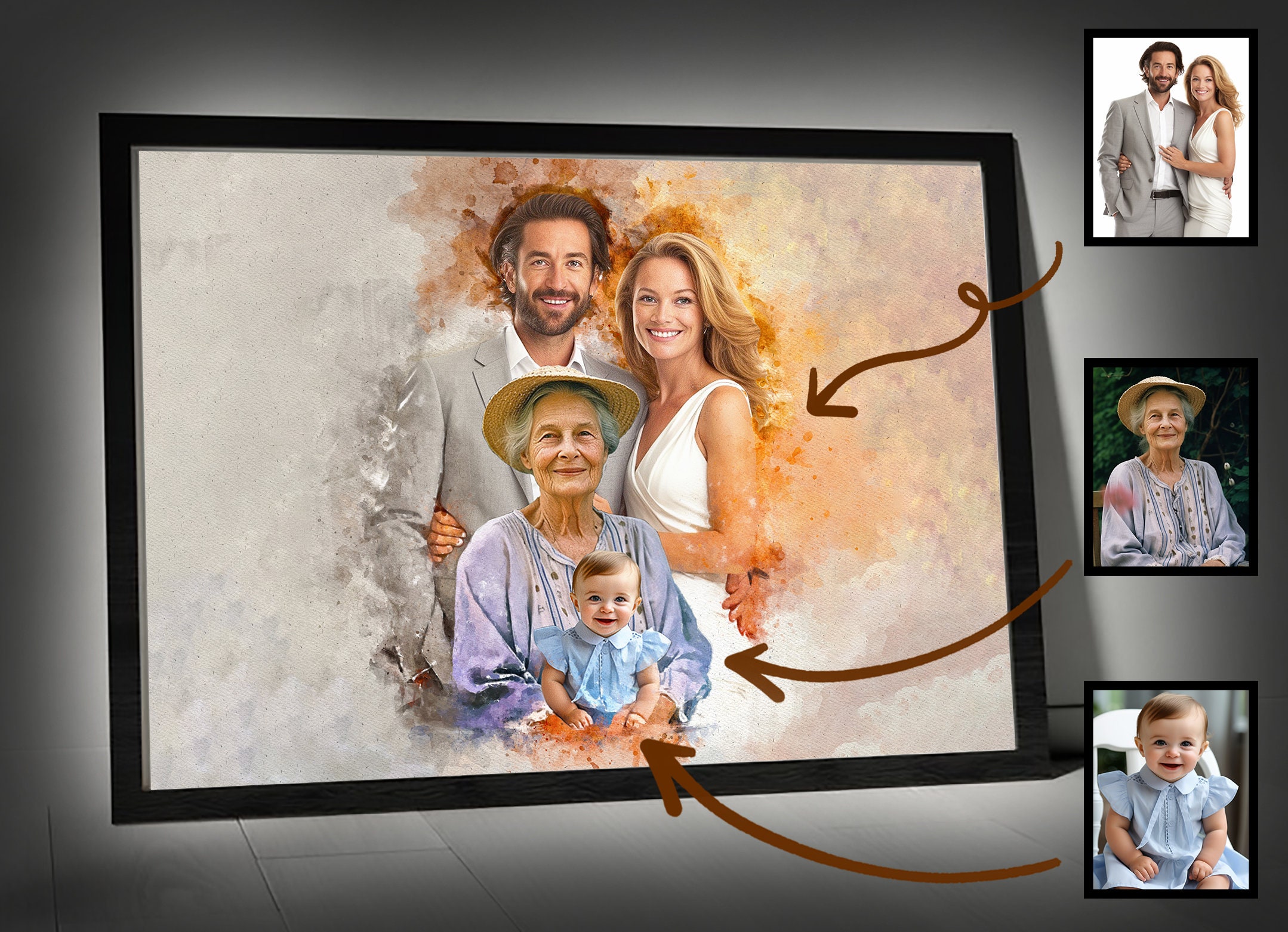 Realistic Photos Merge, Add People to Photos, Add Deceased Loved One to ...
