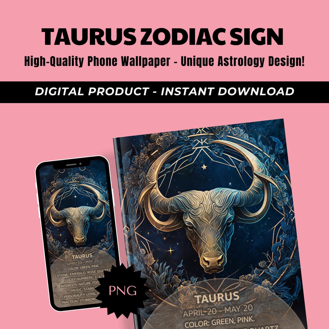 Taurus Wallpaper Phone, Taurus Zodiac Sign High-quality Phone Wallpaper ...