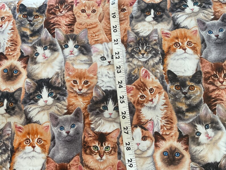 Elizabeth's Studio Adorable Pets - Kittens 100% Cotton Fabric by the ...
