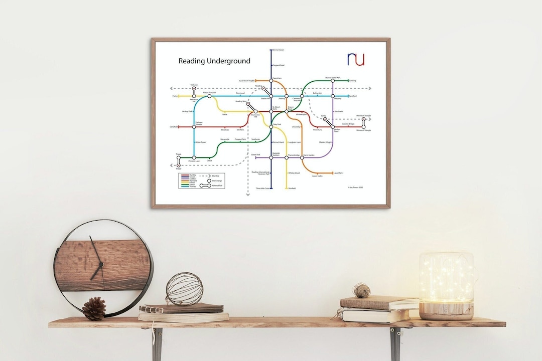 Reading Tube Map | an Underground Map for Reading, Berkshire, UK by Joe ...