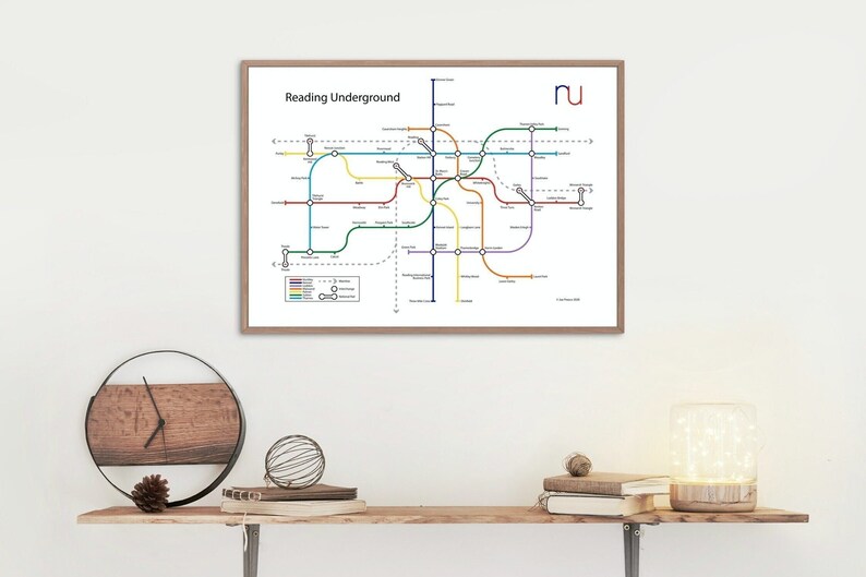 Reading Tube Map | an Underground Map for Reading, Berkshire, UK by Joe ...