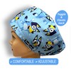 Bluey Scrub Hats | Satin Lined Scrub Caps for Women, midwife Gift ...