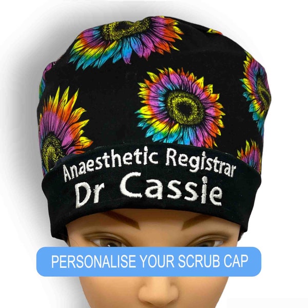 Custom Scrub Caps Etsy