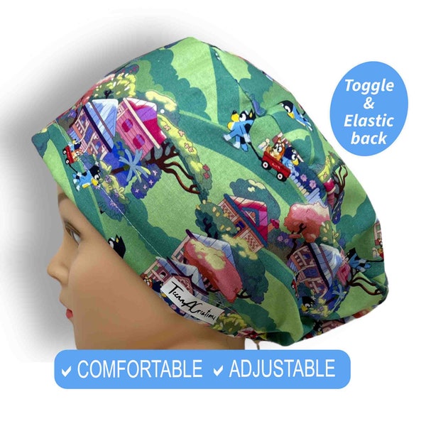 Bluey Scrub Caps for Women - Etsy