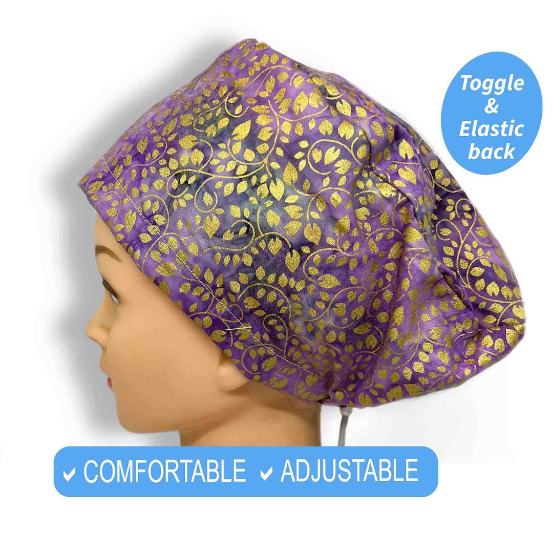 Satin Lined Scrub Caps Scrub Hats, Surgical Cap, Medical Student Gift ...