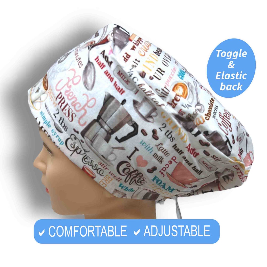 Satin Lined Scrub Cap Scrub Hats Scrub Caps for Women Euro - Etsy