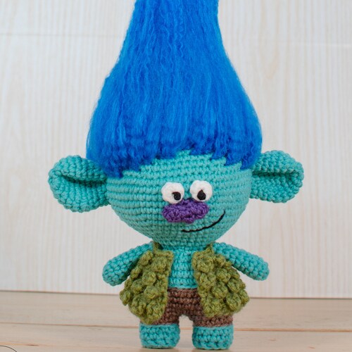 Branch Troll Kid Crochet Pattern Troll Miniature Amigurumi - Etsy