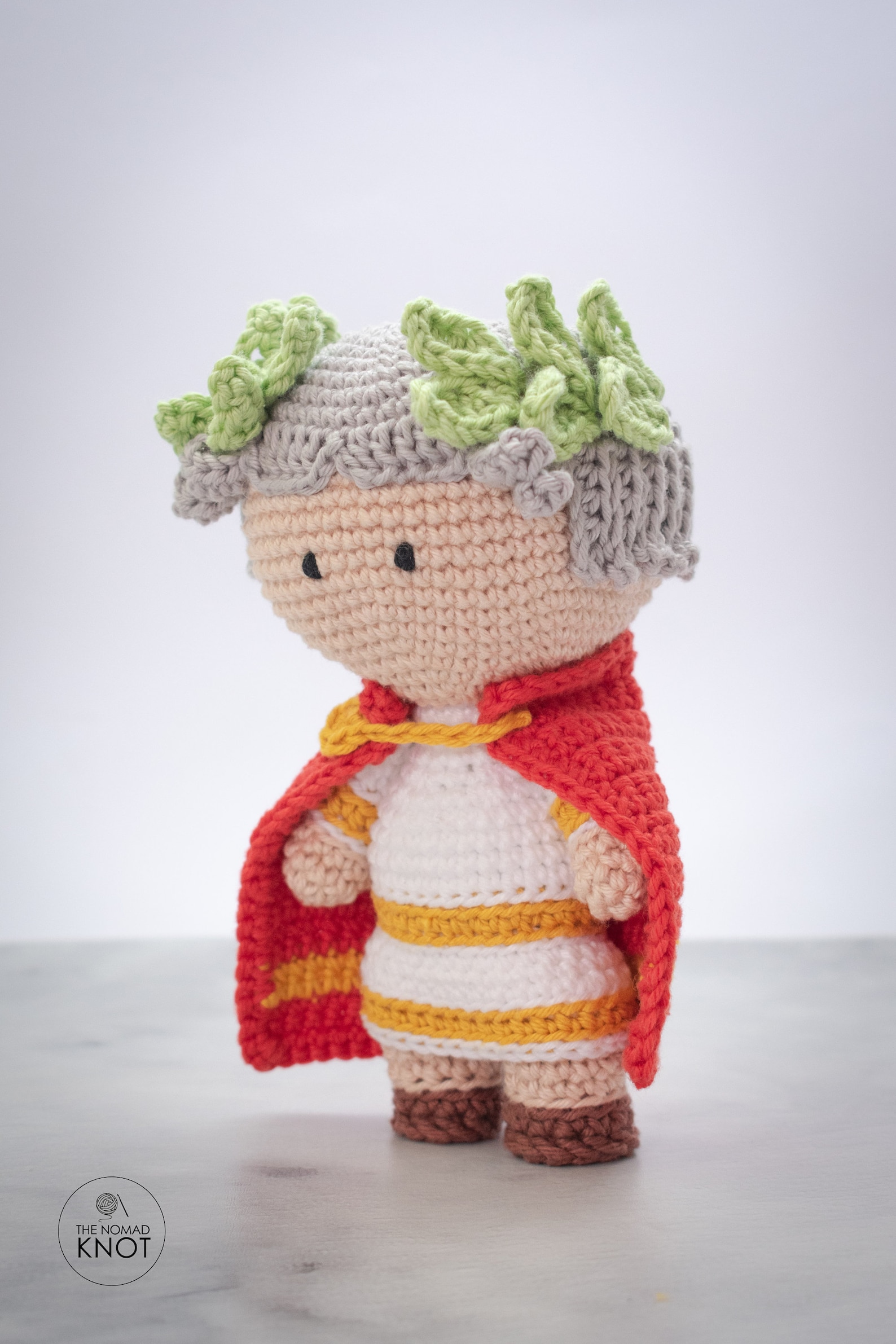 Julius Caesar Crochet Pattern | Roman Amigurumi Toy | Crochet Doll PDF ...