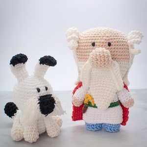 Panoramix Crochet Pattern | Gaul Druid Amigurumi Toy | Getafix Crochet ...