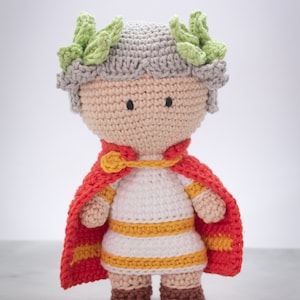 Julius Caesar Crochet Pattern | Roman Amigurumi Toy | Crochet Doll PDF ...