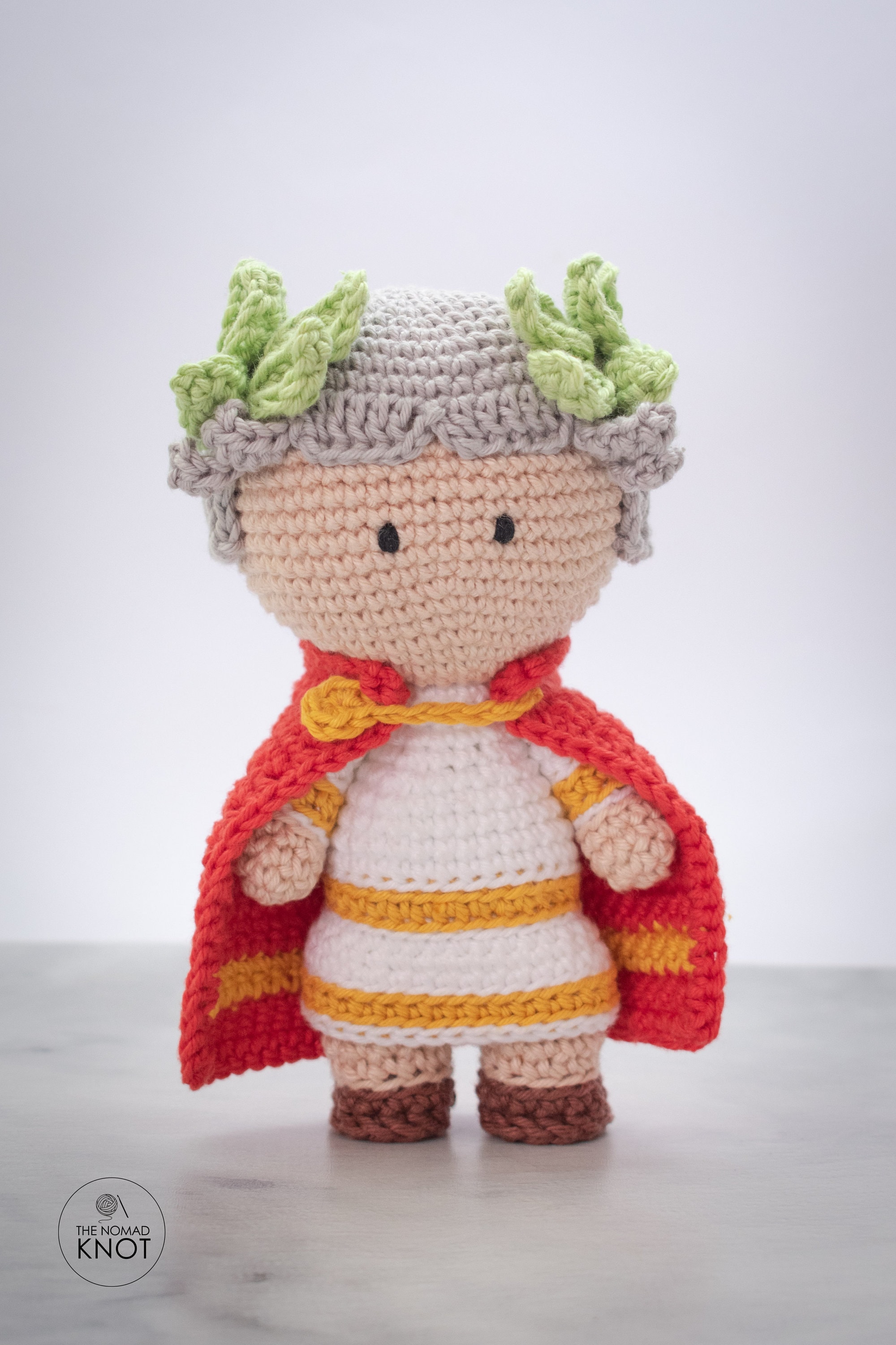 Julius Caesar Crochet Pattern | Roman Amigurumi Toy | Crochet Doll PDF ...