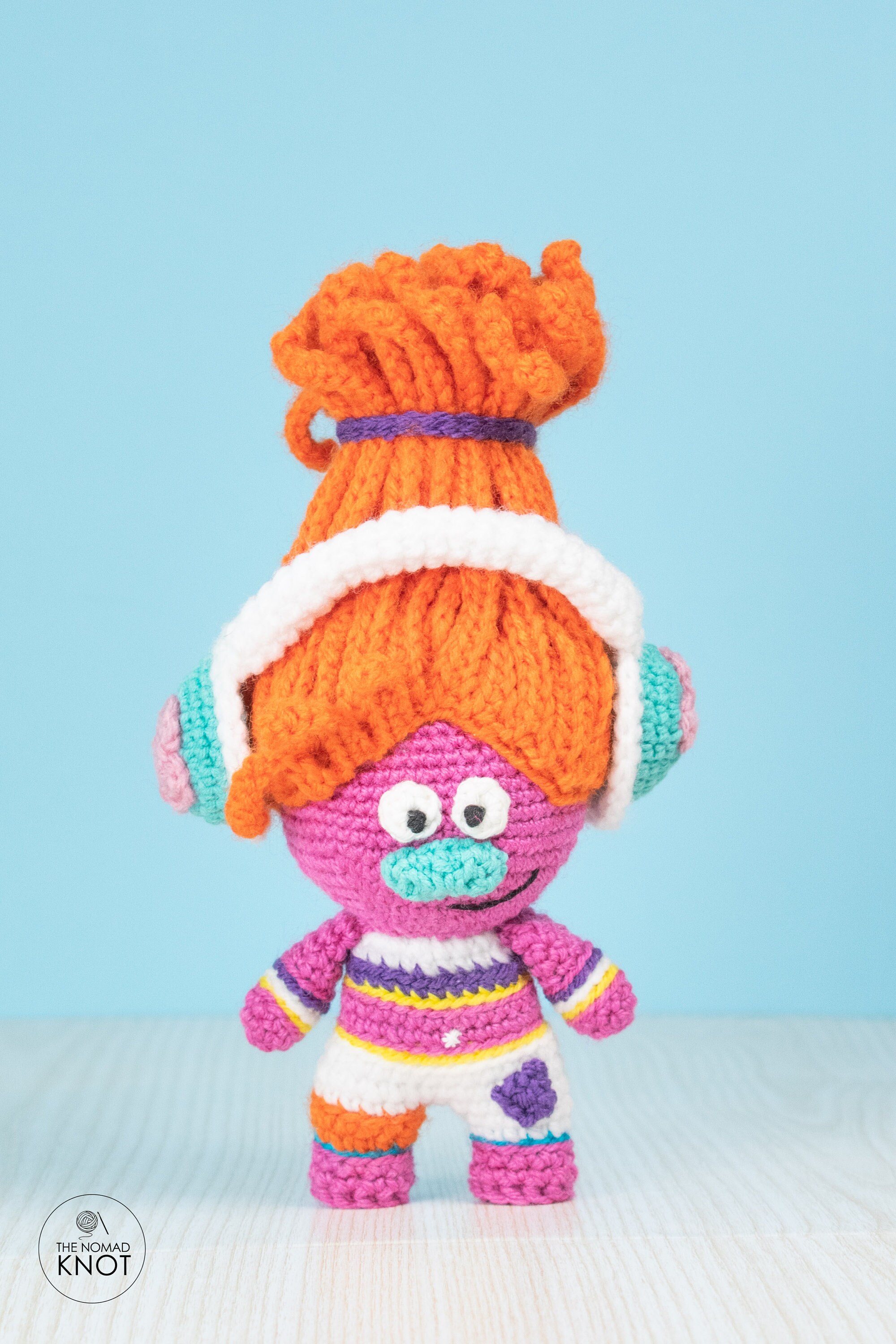 Dj Troll Kid Crochet Pattern Troll Miniature Amigurumi Soft - Etsy