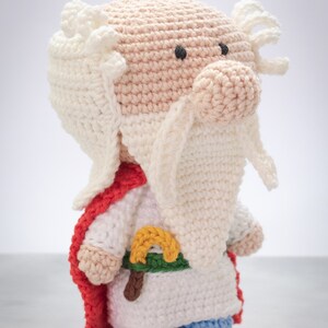 Panoramix Crochet Pattern | Gaul Druid Amigurumi Toy | Getafix Crochet ...