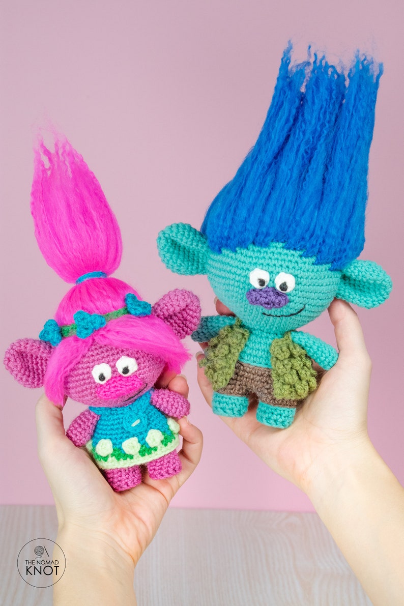 Poppy Miniature Troll Amigurumi Pattern Crochet Pattern | Etsy
