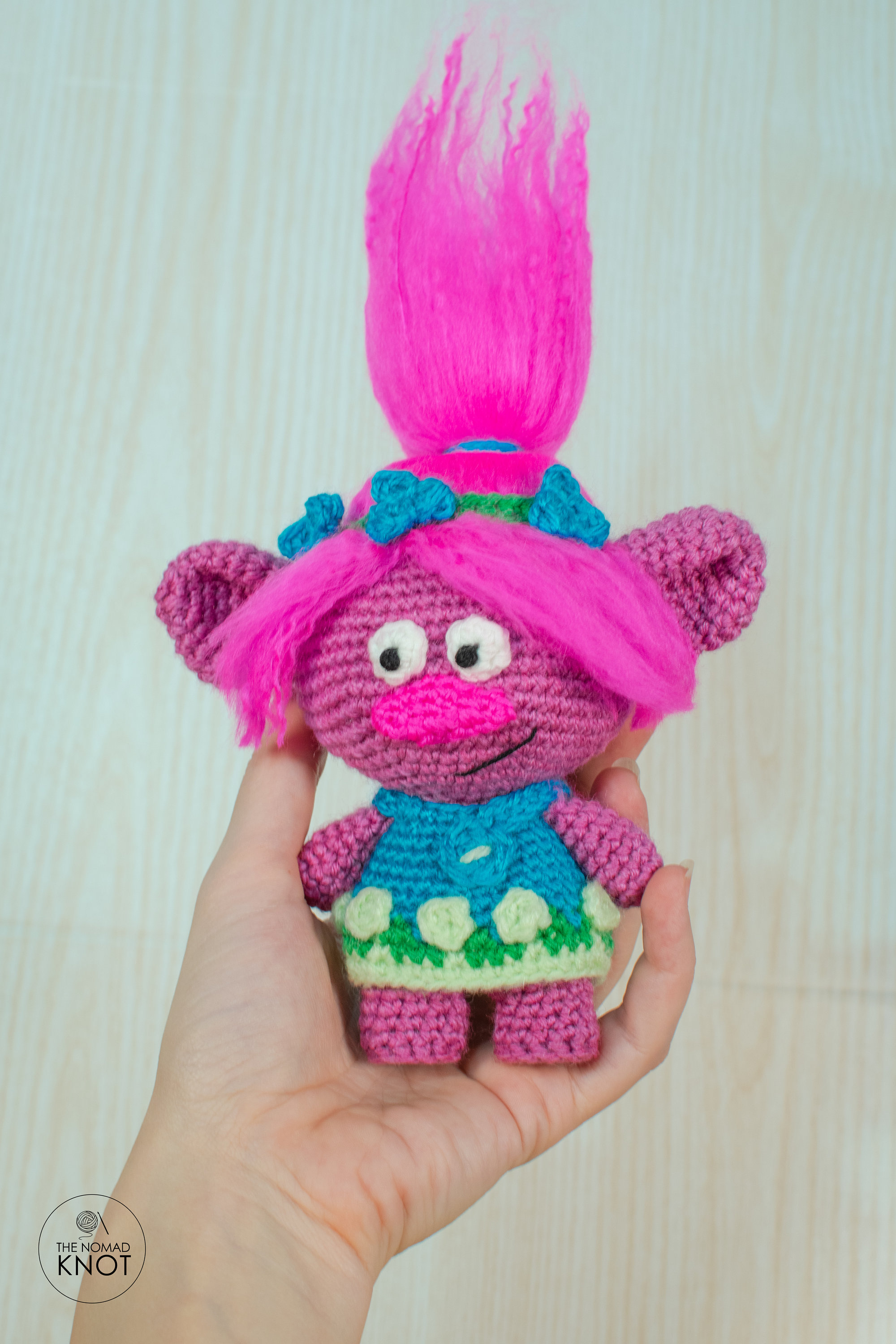 Poppy Miniature troll amigurumi pattern Crochet pattern | Etsy