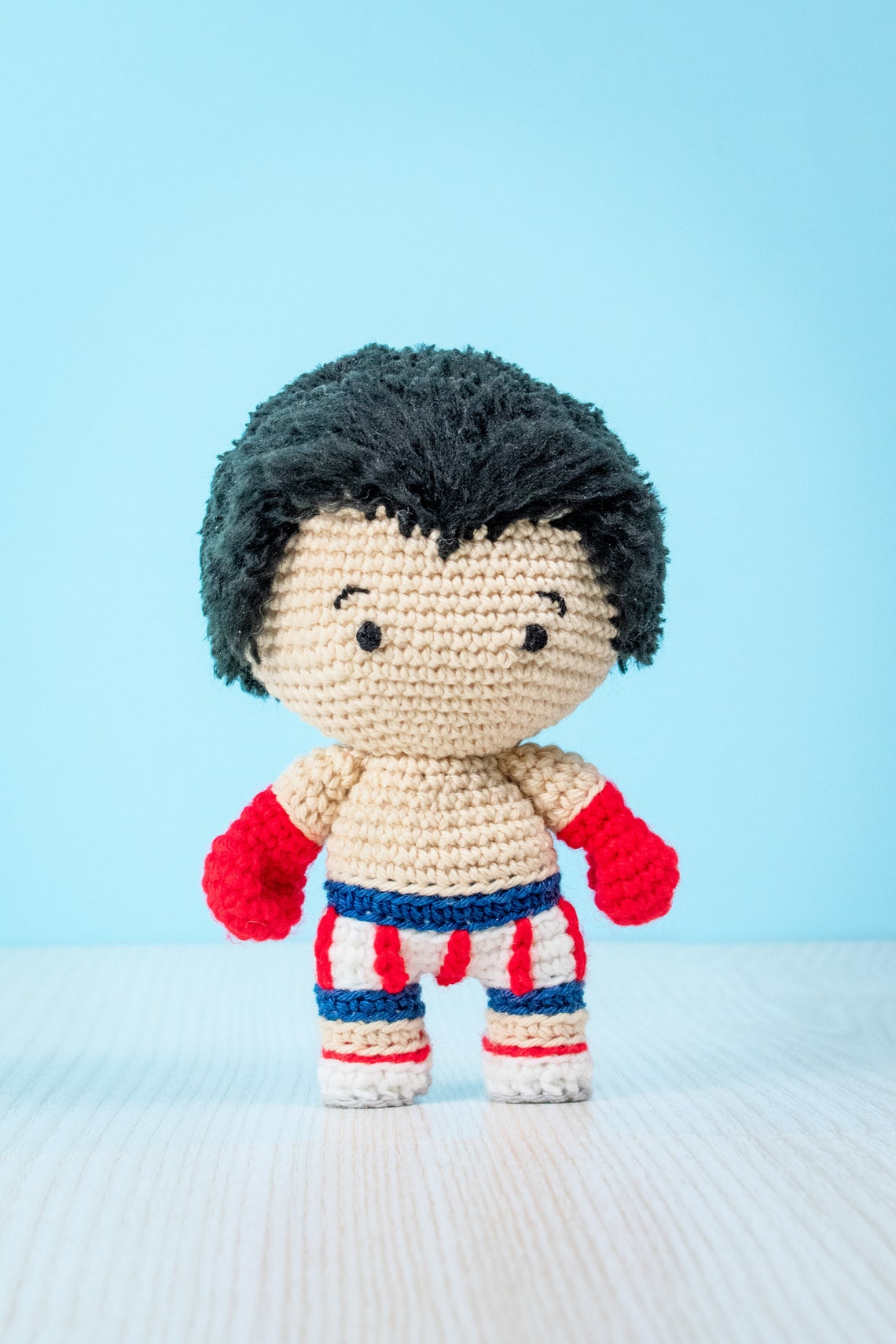 Rocky Amigurumi Pattern Boxer Crochet Toy PDF Pugilist | Etsy